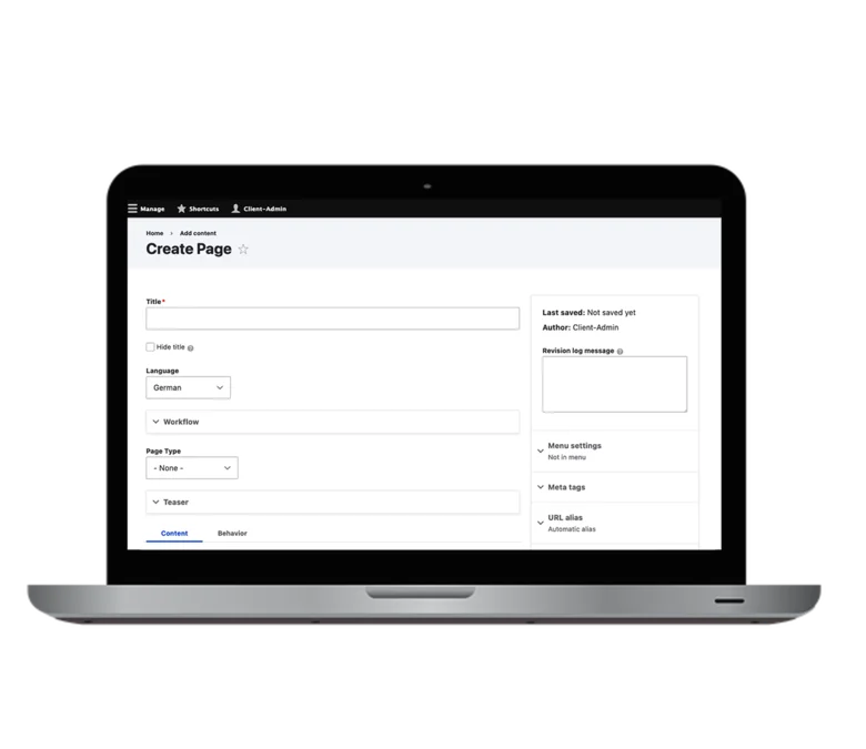 Neues Backend Theme in Drupal 10 | MD Systems GmbH